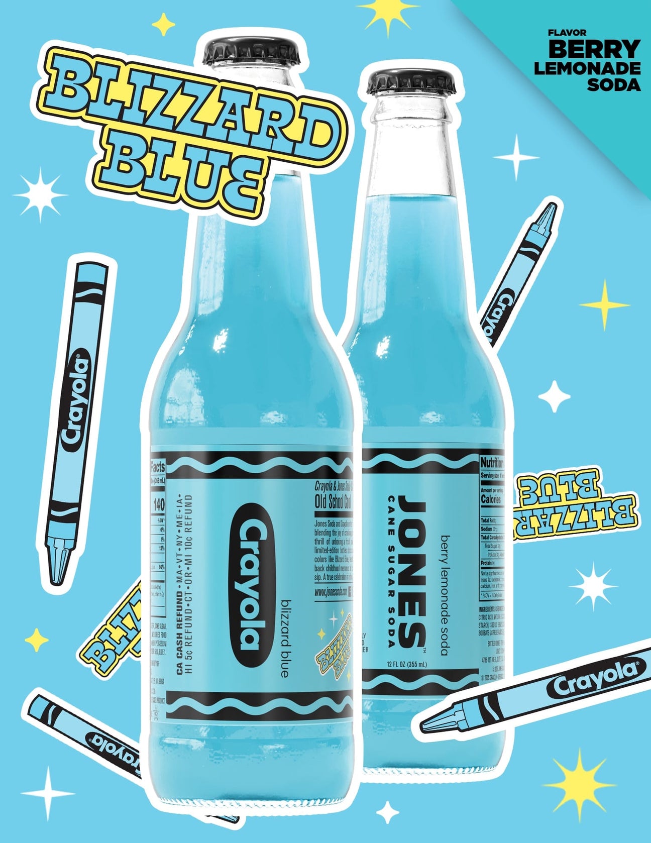 Jones Soda x Crayola Limited Edition 12-Pack – Jones Soda Co.