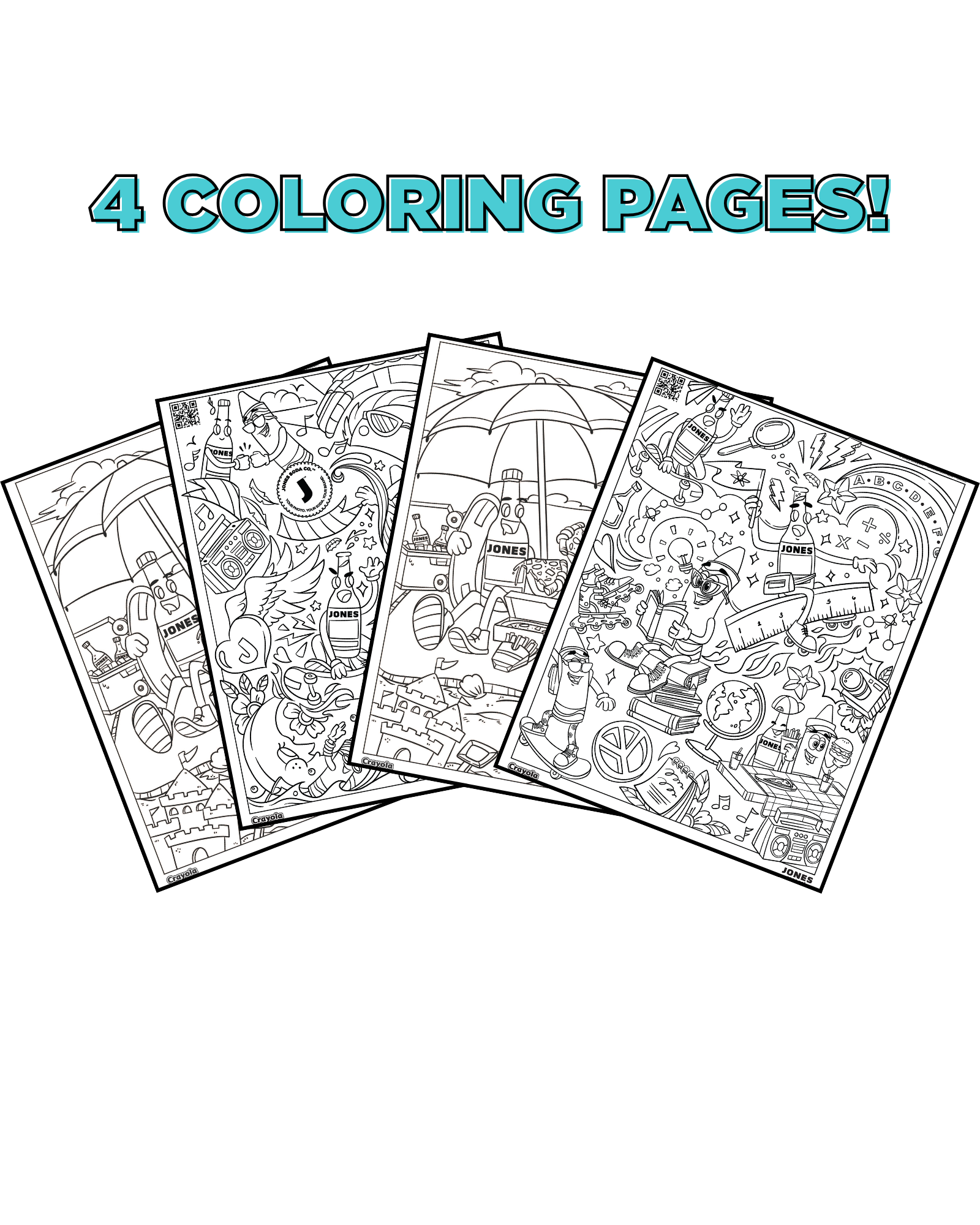 Jones Soda x Crayola Limited Edition 12-Pack – Jones Soda Co.